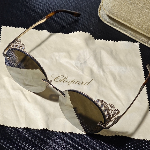 Chopard | Accessories | Chopard Elegant Gold Sunglasses | Poshmark